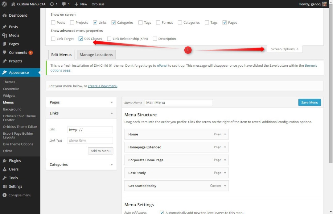 Transform a Divi Menu Item Into a CTA Button | Quiroz.co