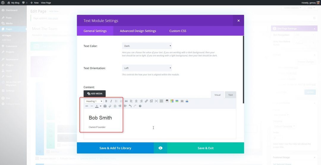 Slide In & Slide Out Person Module Content with CSS & jQuery | Quiroz.co