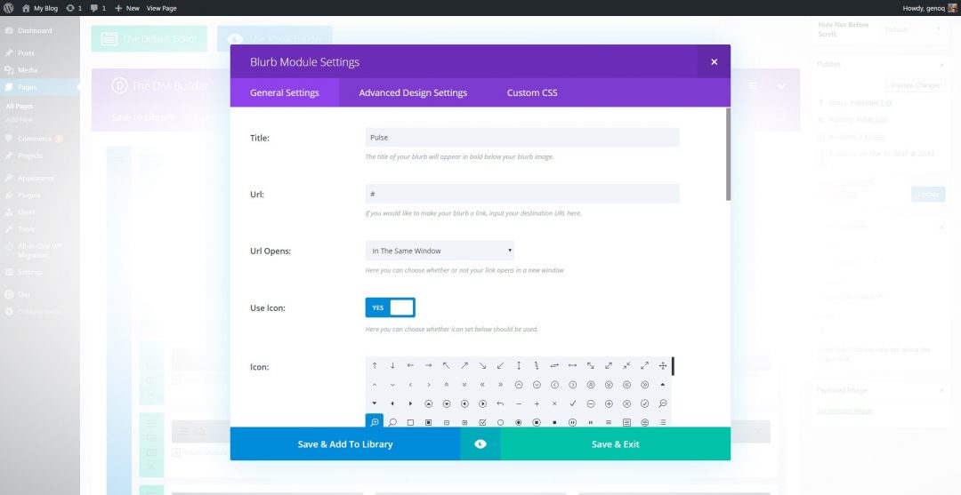 12 Divi Blurb Icon Animations for Your Next Project | Quiroz.co