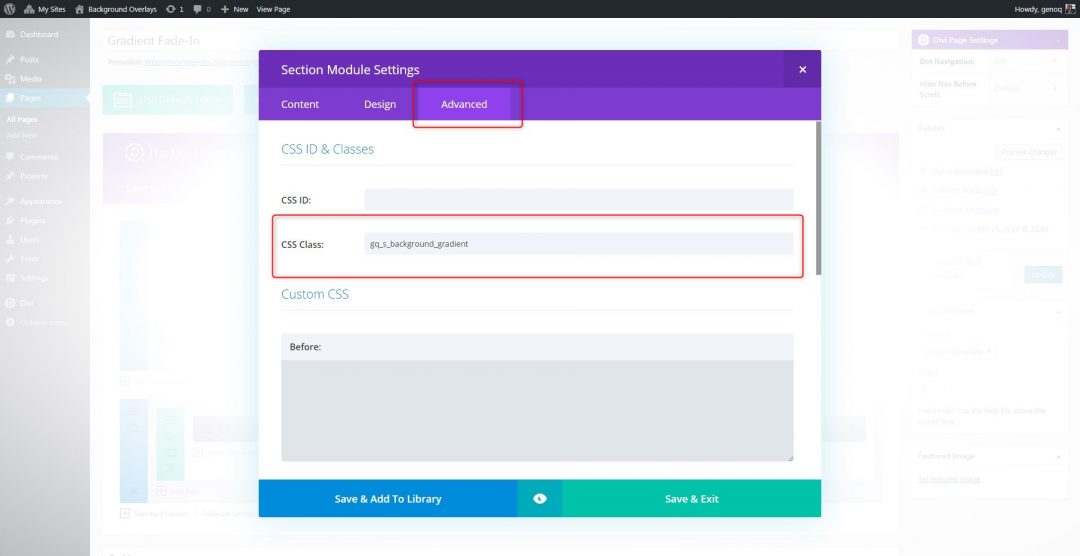 Animated Background Gradient Fade-in Overlay | Quiroz.co